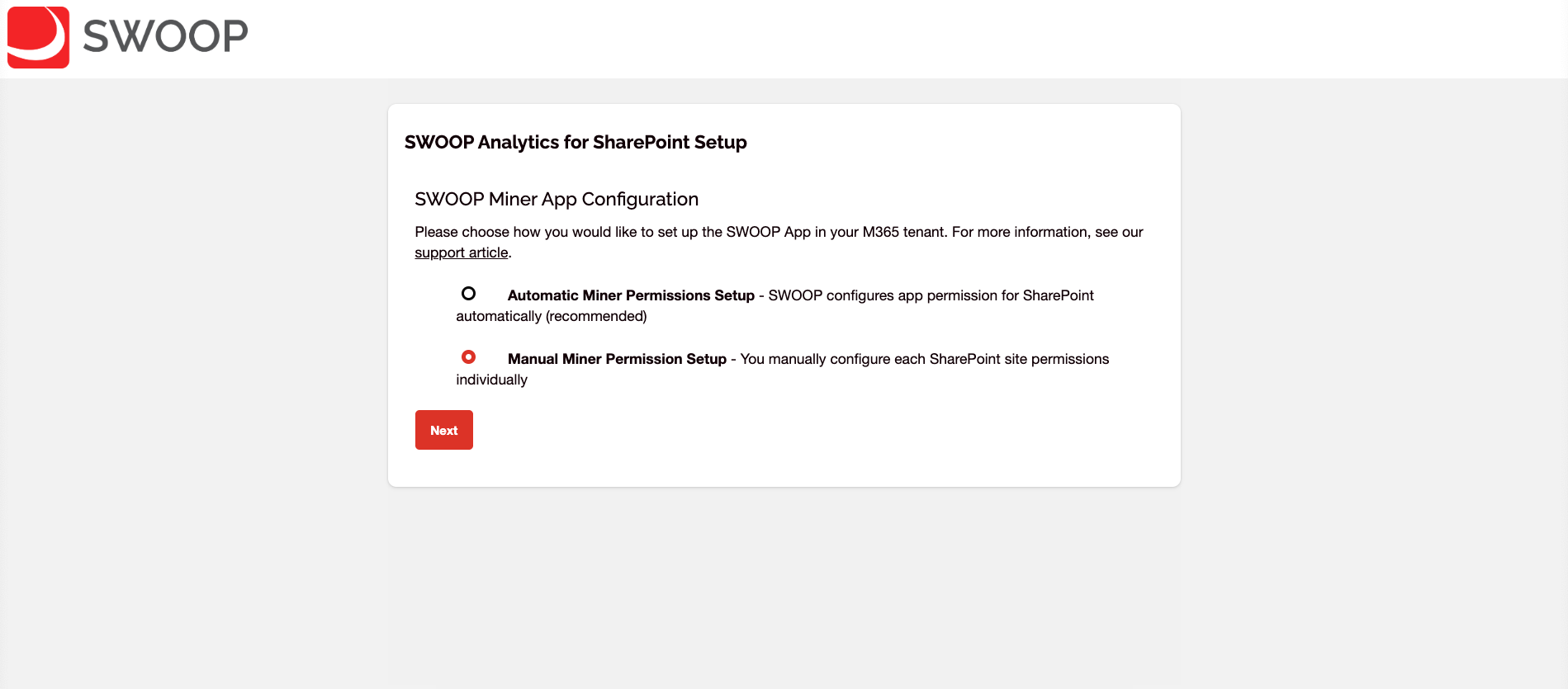 Swoop For Sharepoint Set Up Guide Custom Swoop Analytics